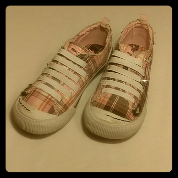 Rocket Dog | Shoes | Rocketdog Pink Plaid Shoes | Poshmark